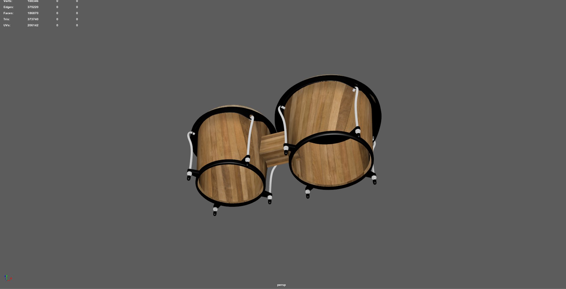 3D Bongo Model - TurboSquid 1258938