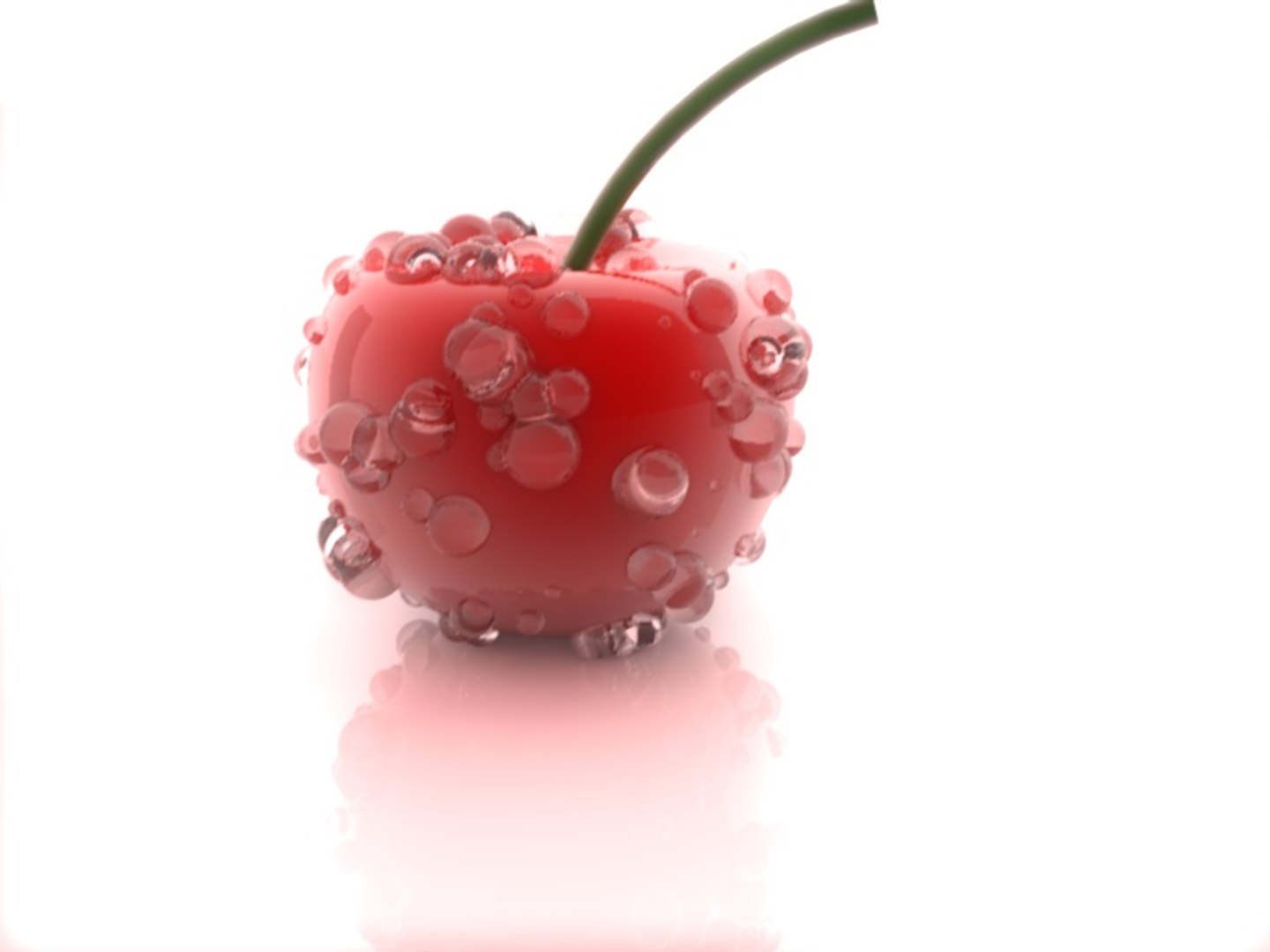realistic cherry c4d