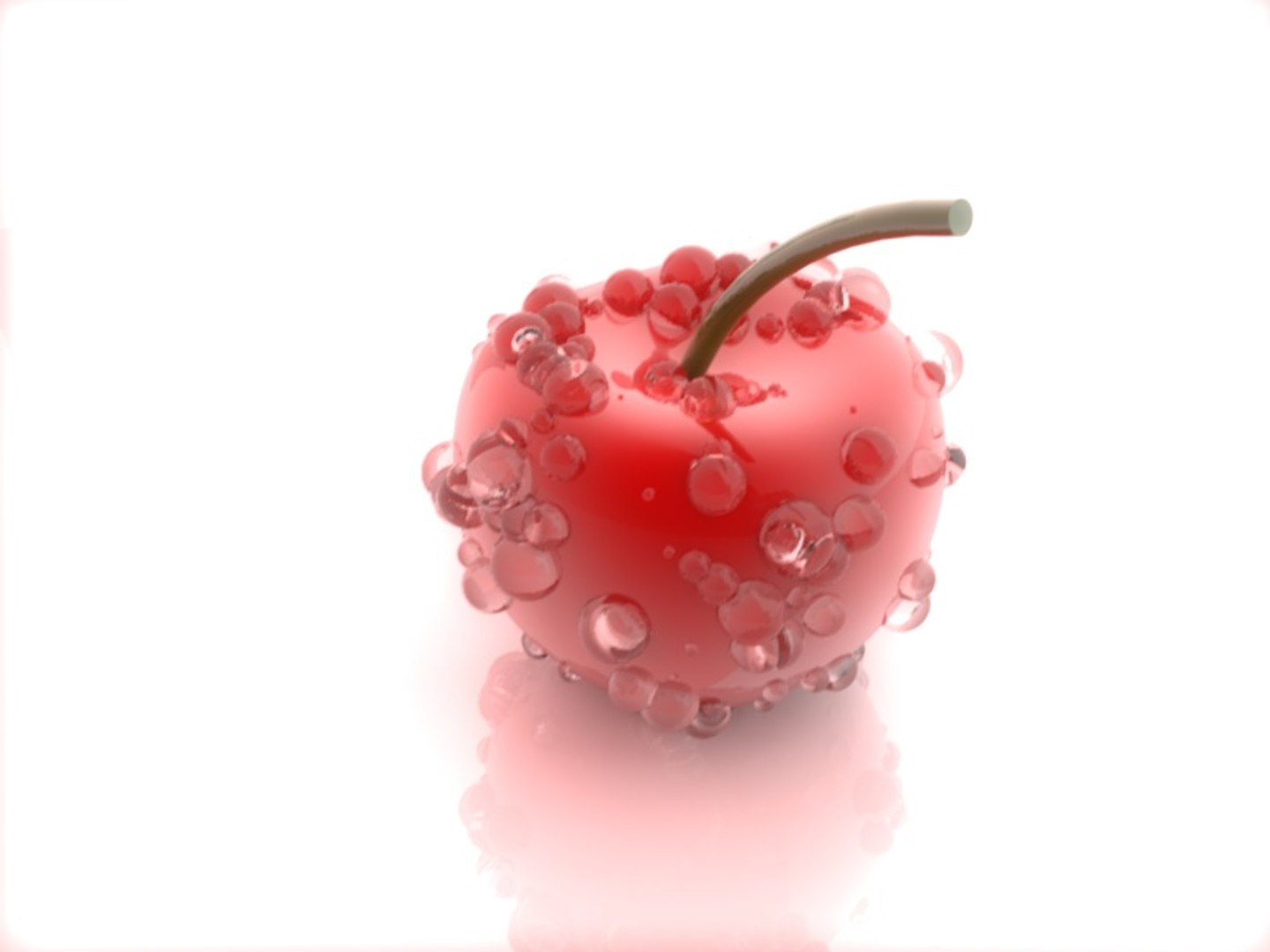 realistic cherry c4d