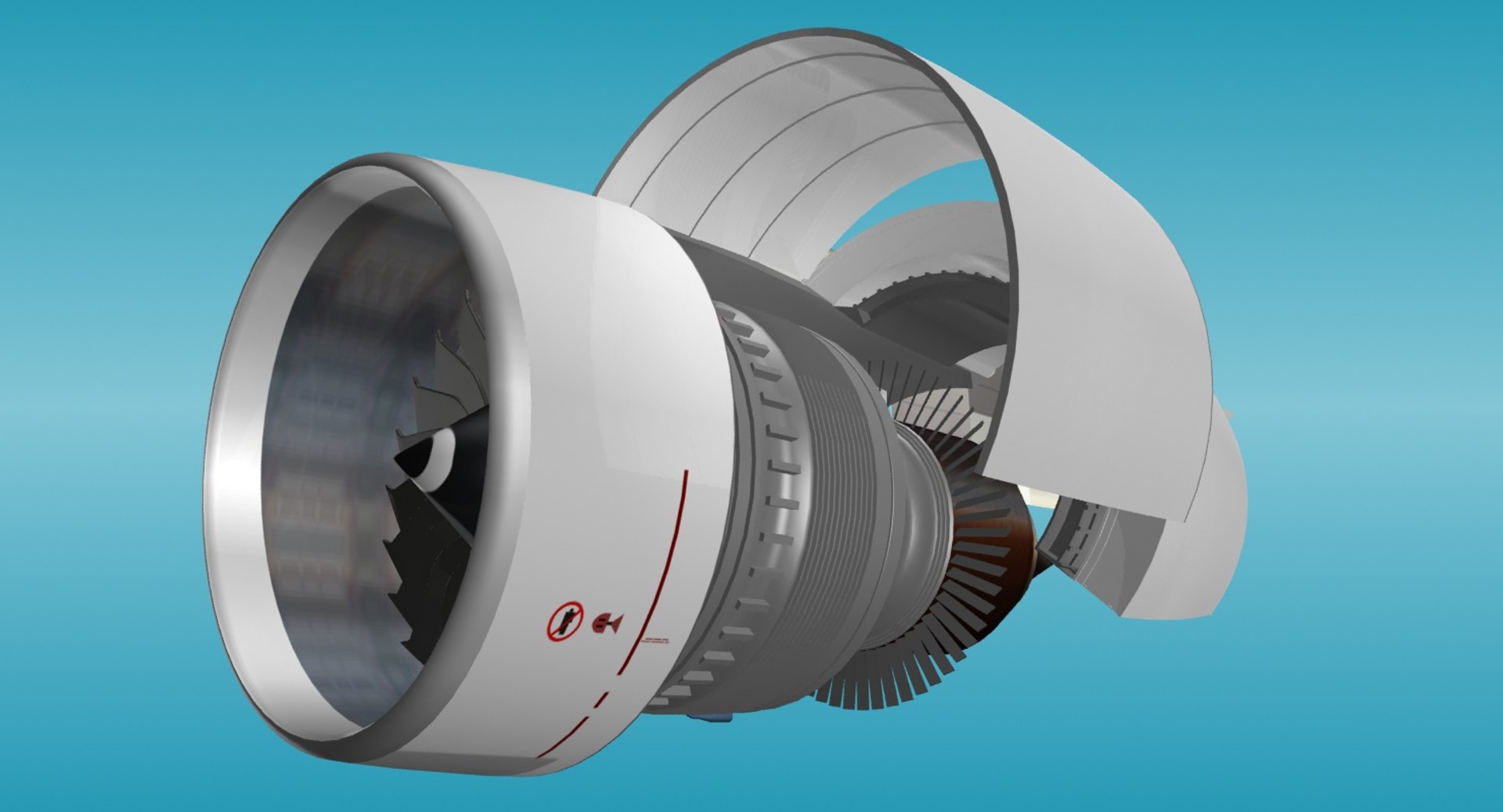 3d Generic Aircraft Engine