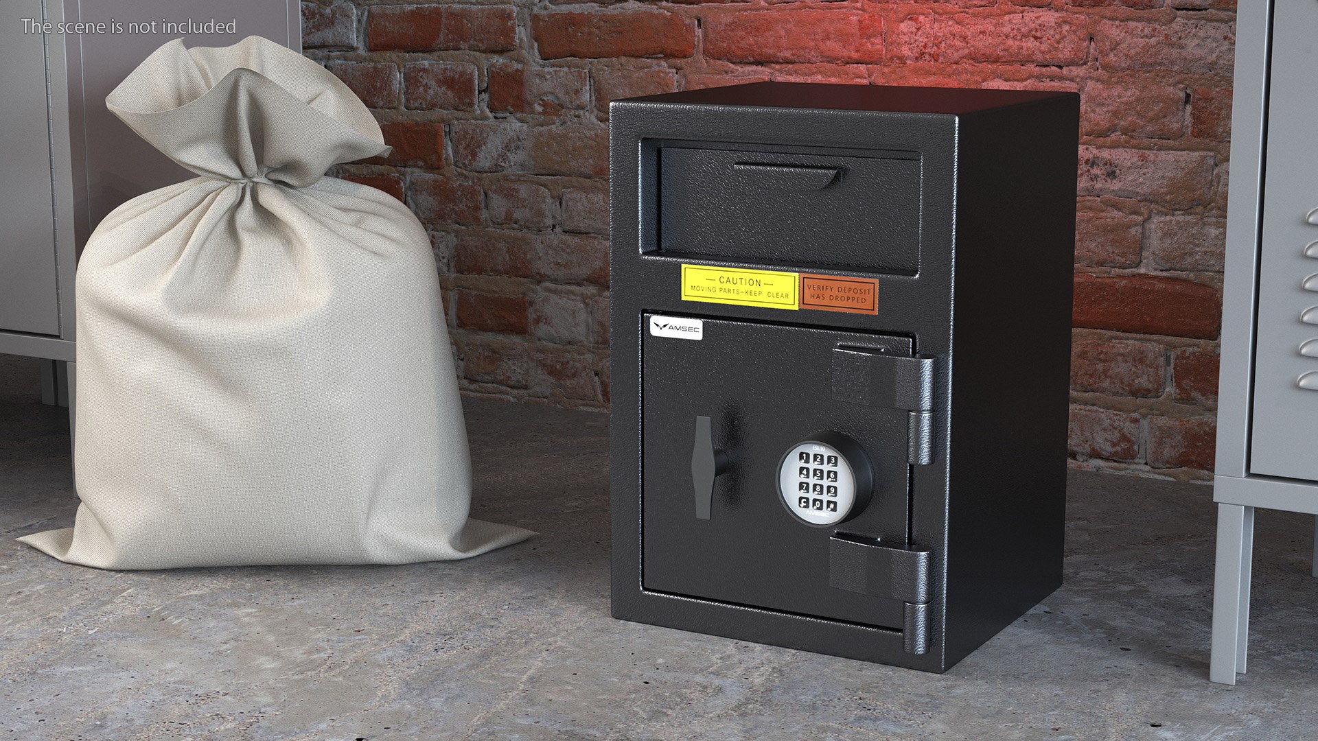 Drop Safe American Security ESL10 3D model - TurboSquid 2070438