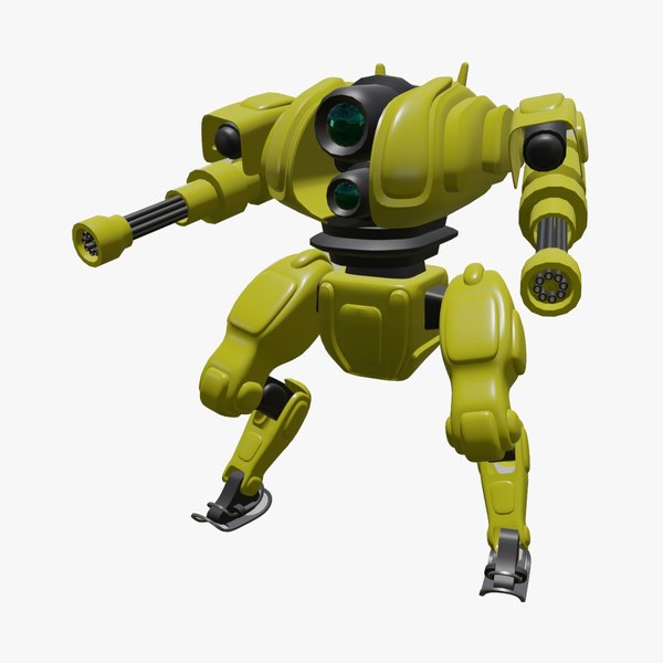 modelo 3d Mech common yellow - TurboSquid 2044110