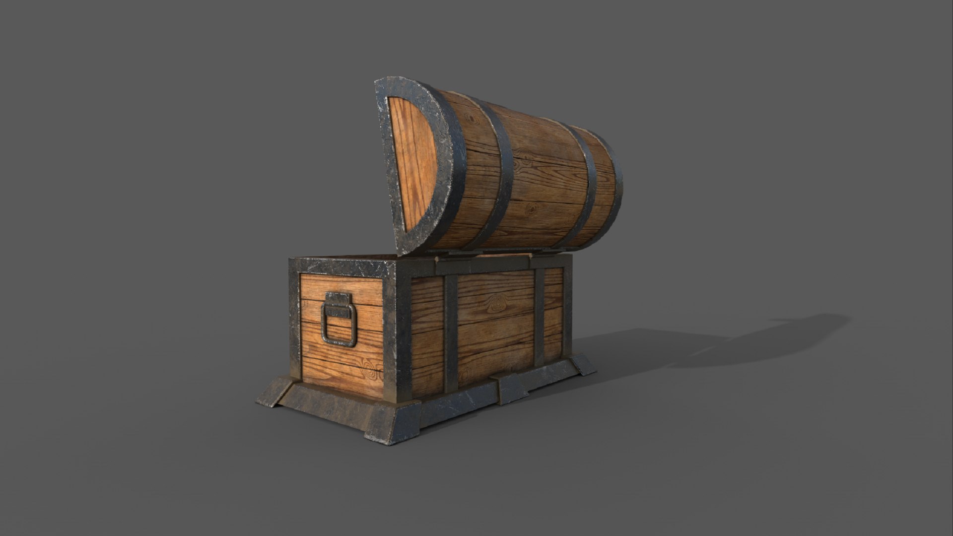 Chest Low-poly 3D Model 3D - TurboSquid 1829240