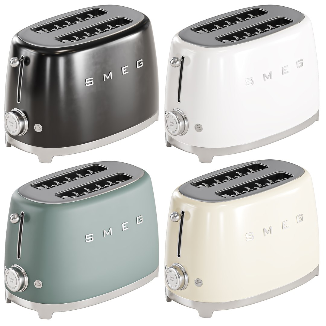 3D Kitchen Appliance004-smeg Toasters - TurboSquid 2348213