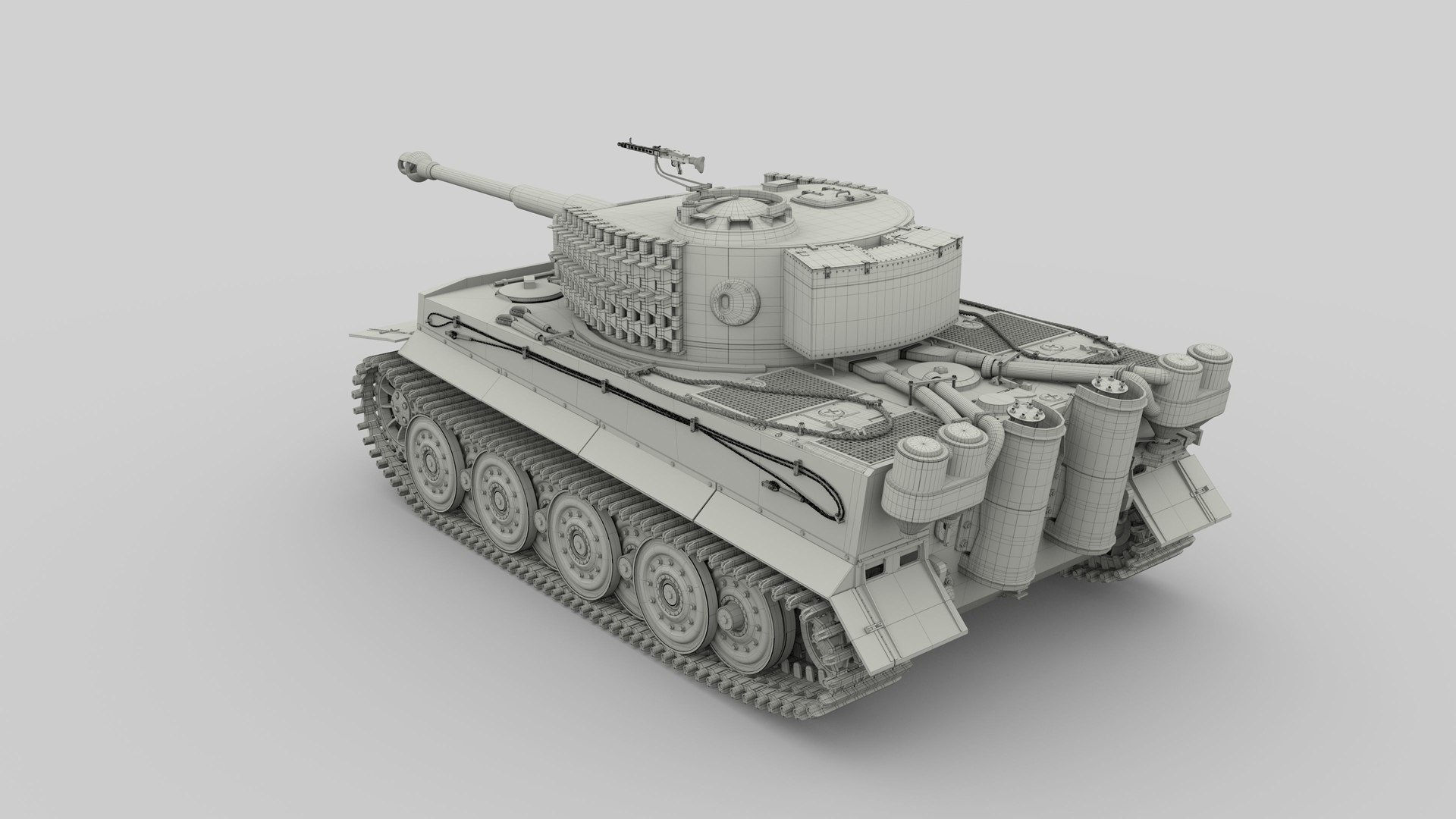 3d Panzerkampfwagen Tiger E Late