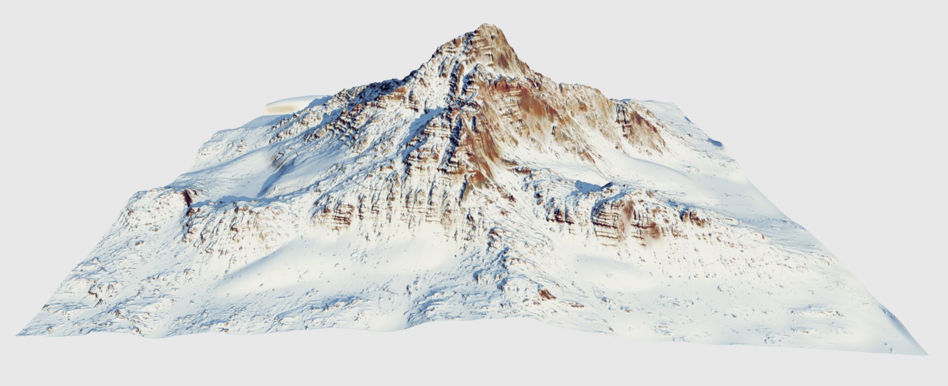 3D Model Snow Mountain - TurboSquid 1241470