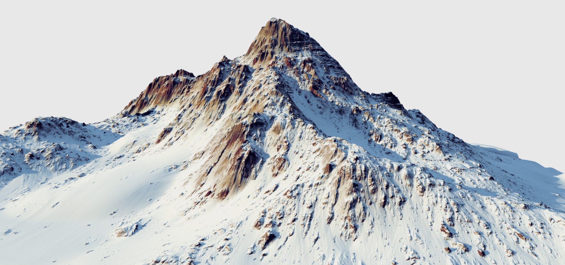 3D Model Snow Mountain - TurboSquid 1241470