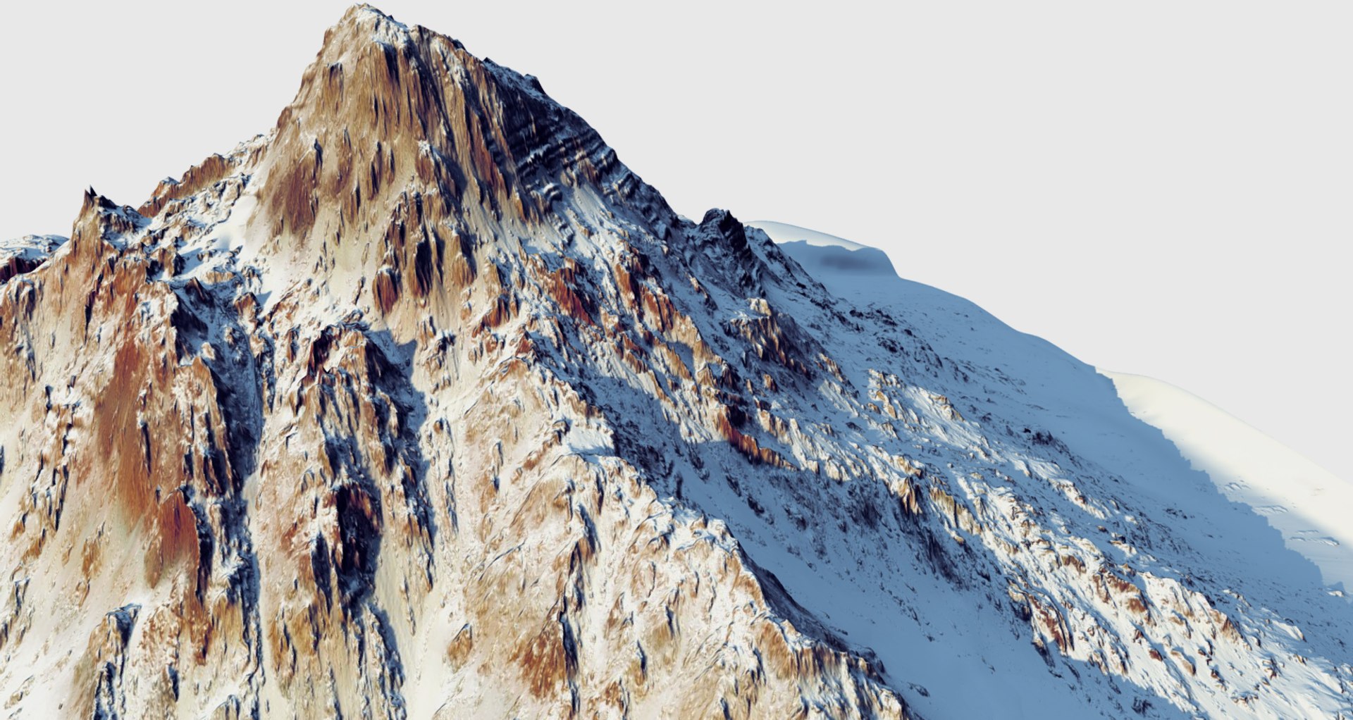 3D Model Snow Mountain - TurboSquid 1241470