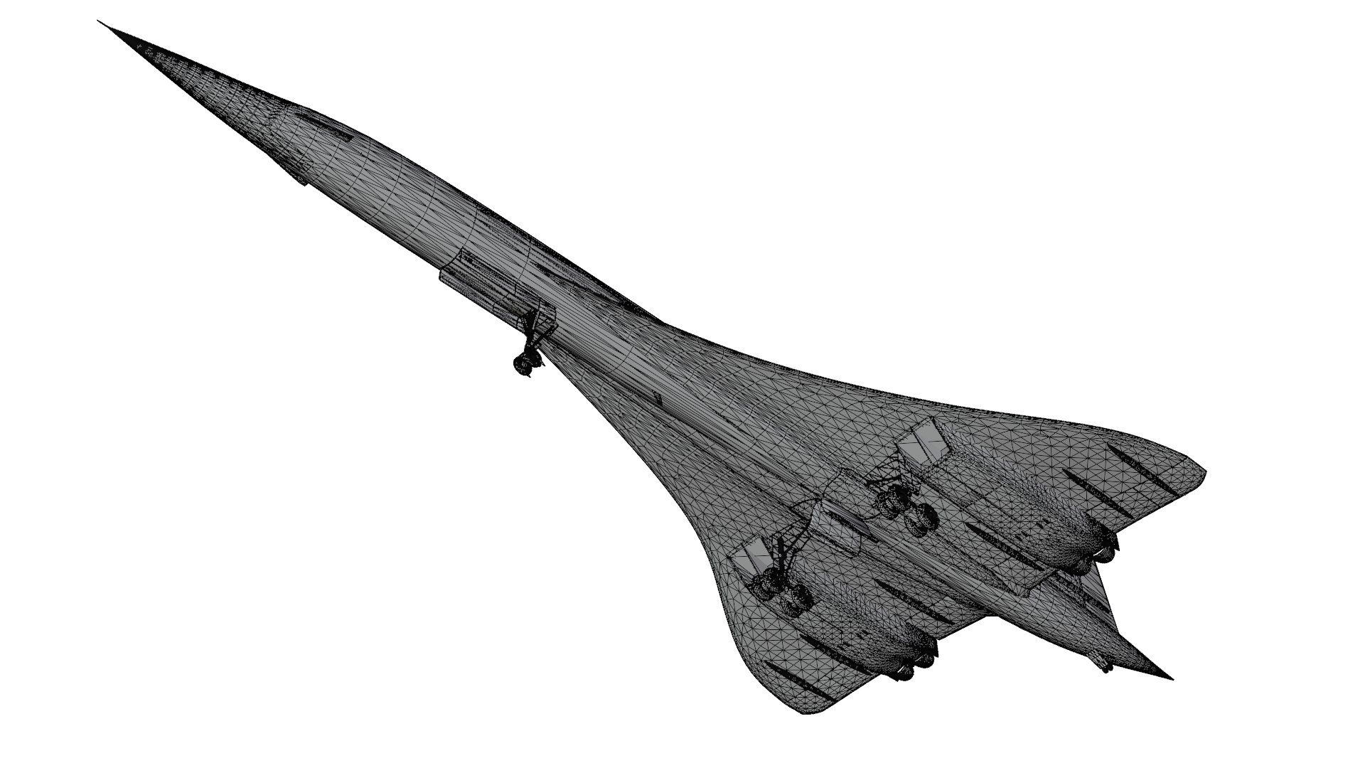 Concorde Jet 3D Model - TurboSquid 2316078