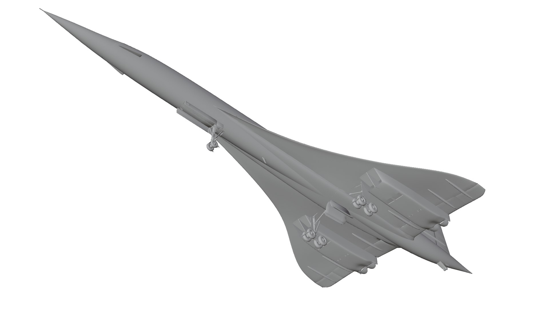 Concorde Jet 3D Model - TurboSquid 2316078