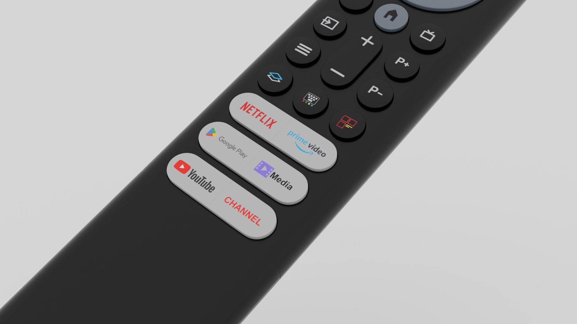 3D TV Remote Model - TurboSquid 2149032