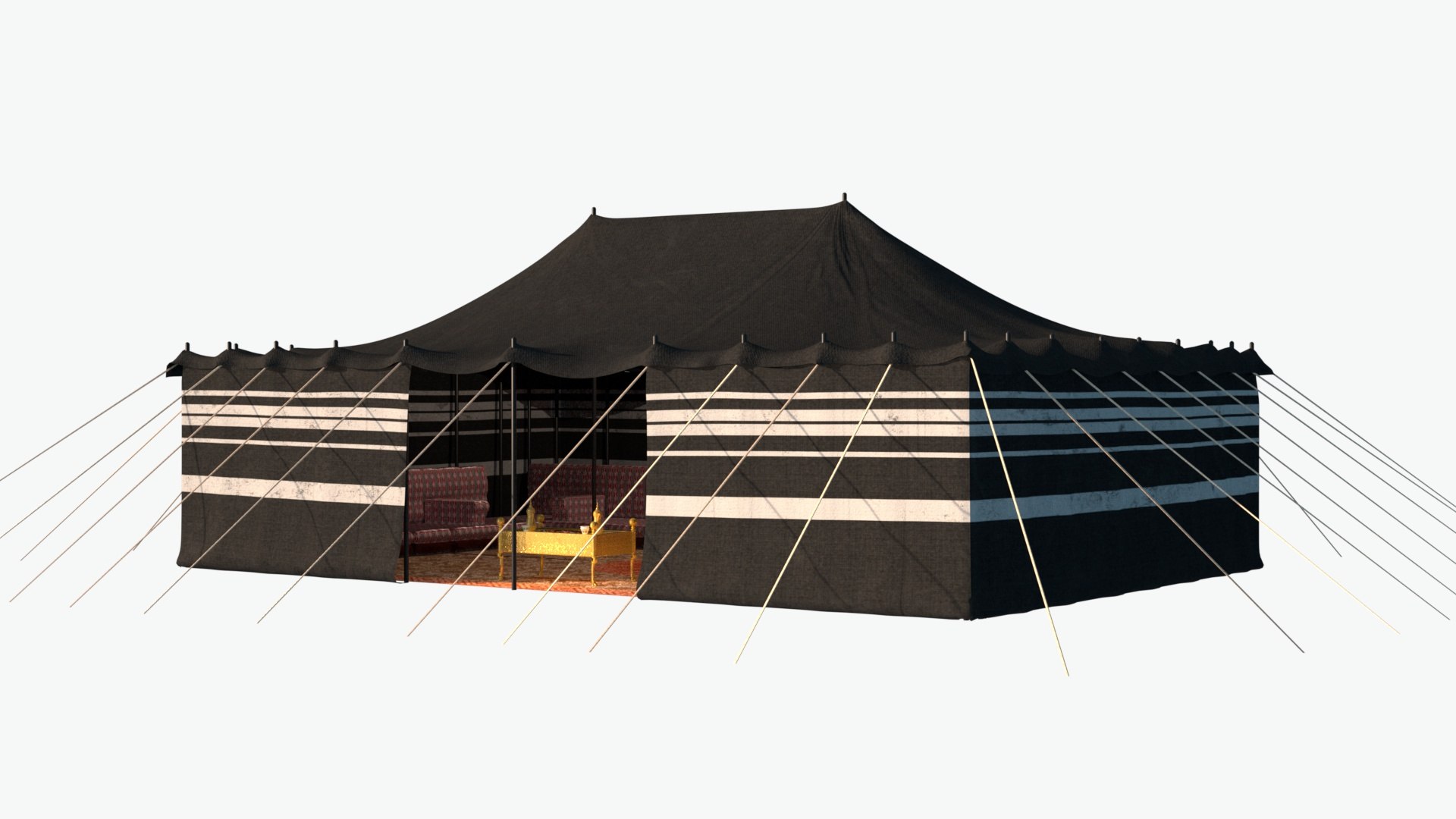 3D Arabic Tent Model - TurboSquid 2142146