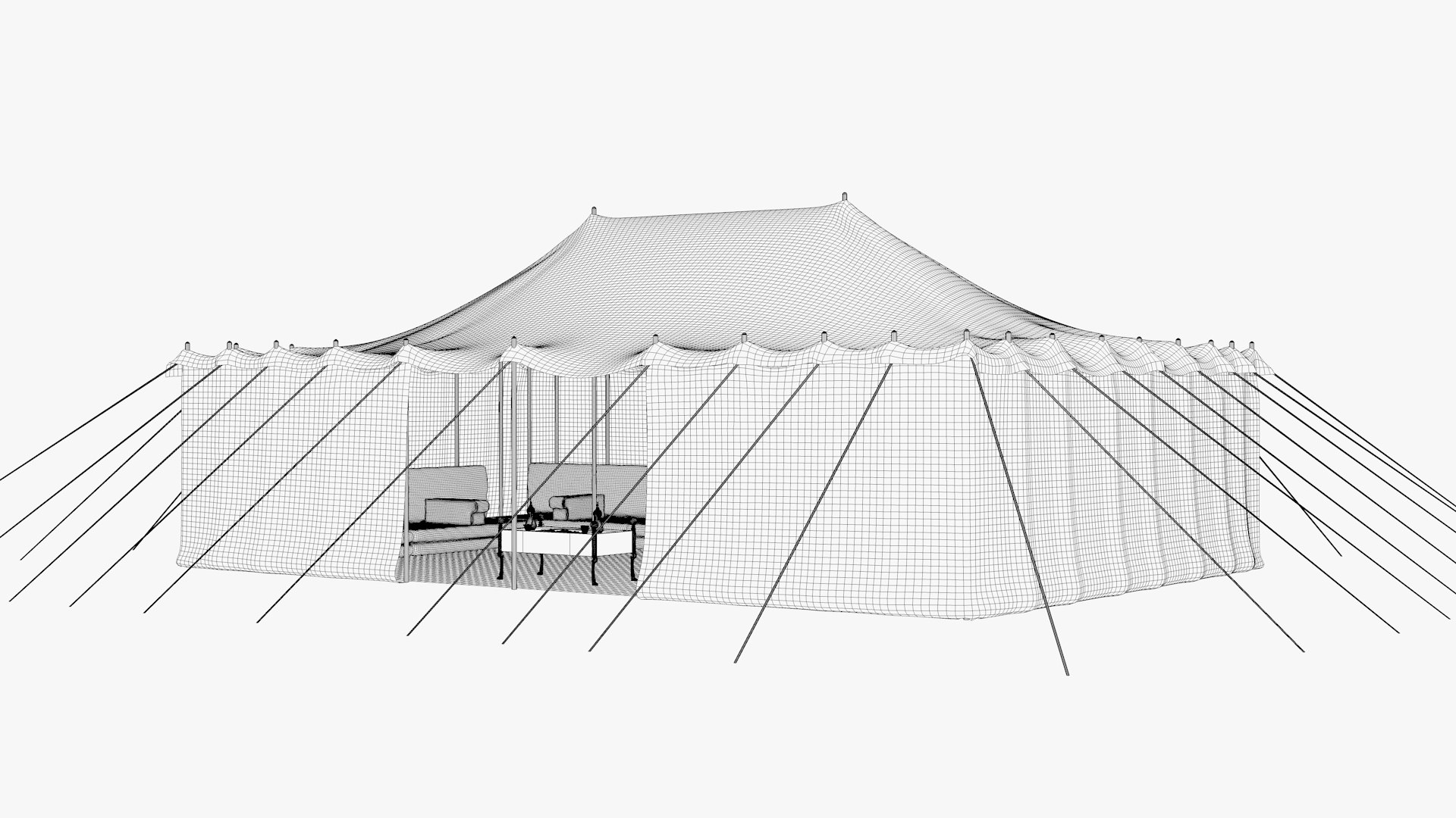 3D Arabic Tent Model - TurboSquid 2142146