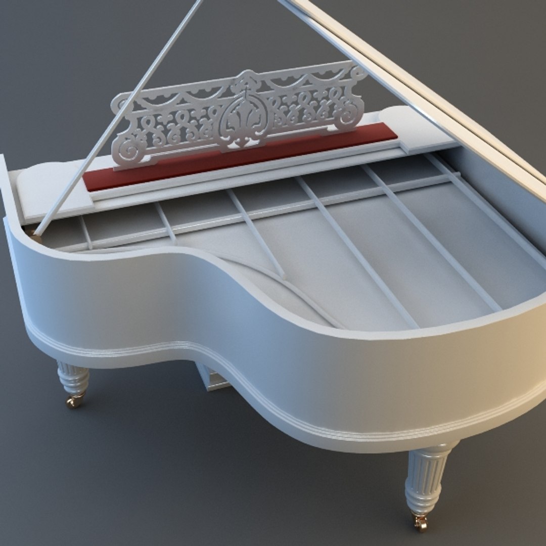 3d Model Grand Piano