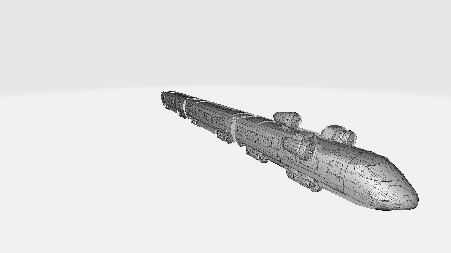 Bullet Train 3D Model - TurboSquid 2397171