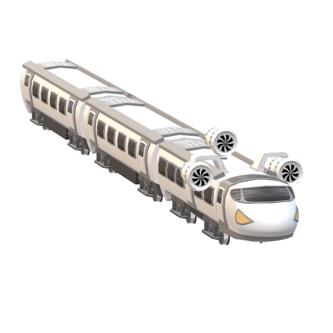 Bullet Train 3D Model - TurboSquid 2397171