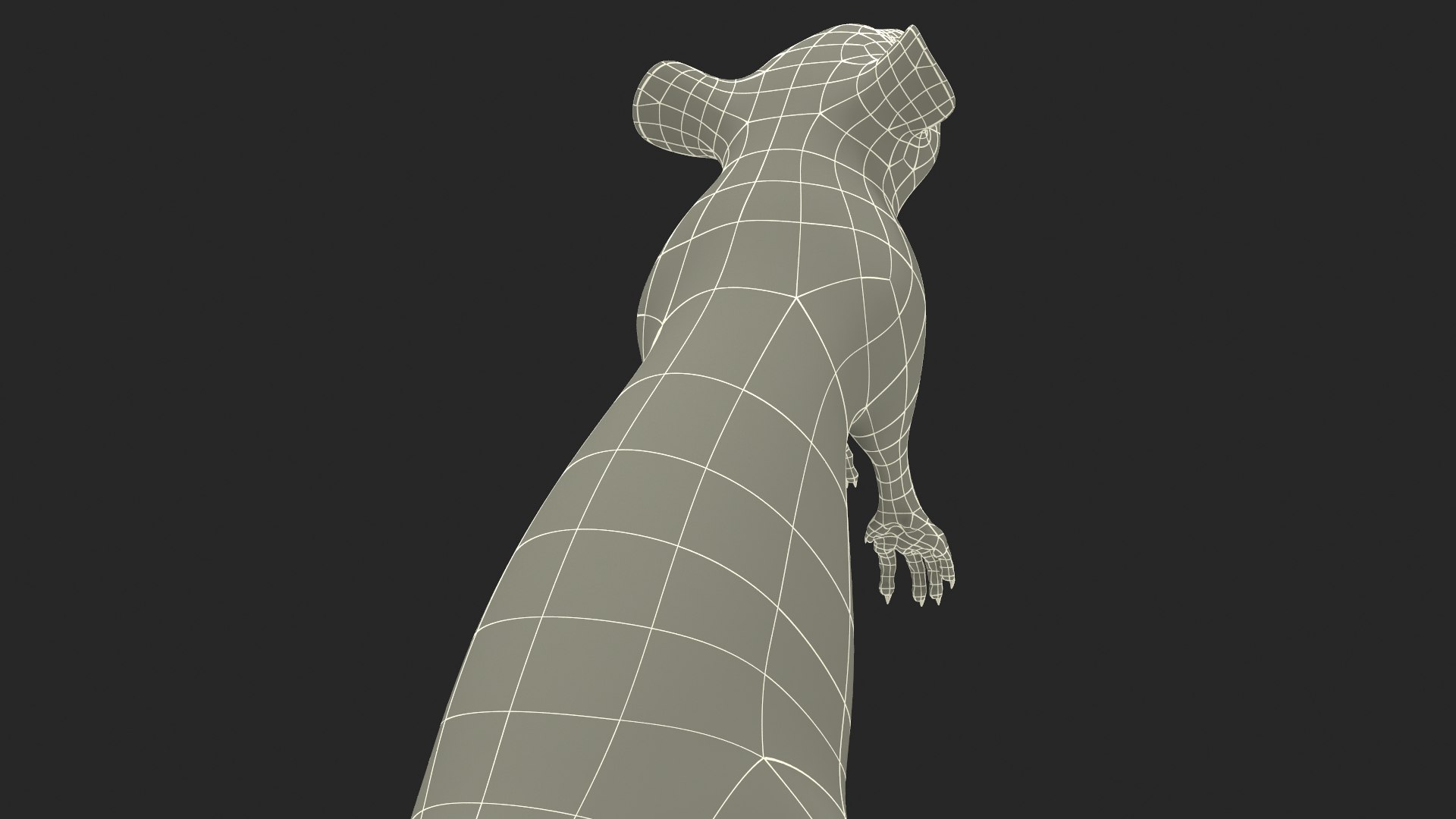 3D Standing Rat With Fur - TurboSquid 2265135