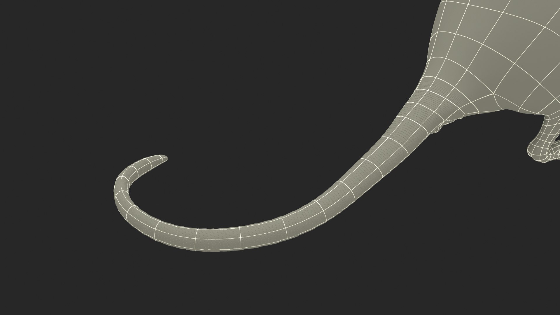 3D Standing Rat With Fur - TurboSquid 2265135