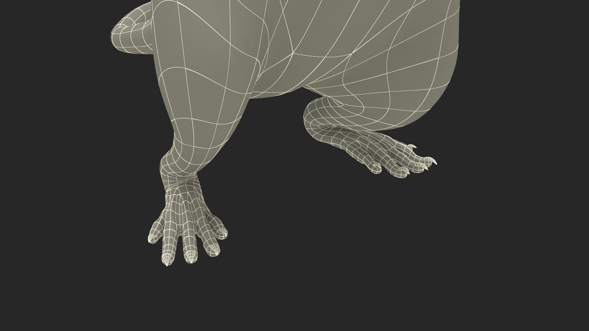 3D Standing Rat With Fur - TurboSquid 2265135