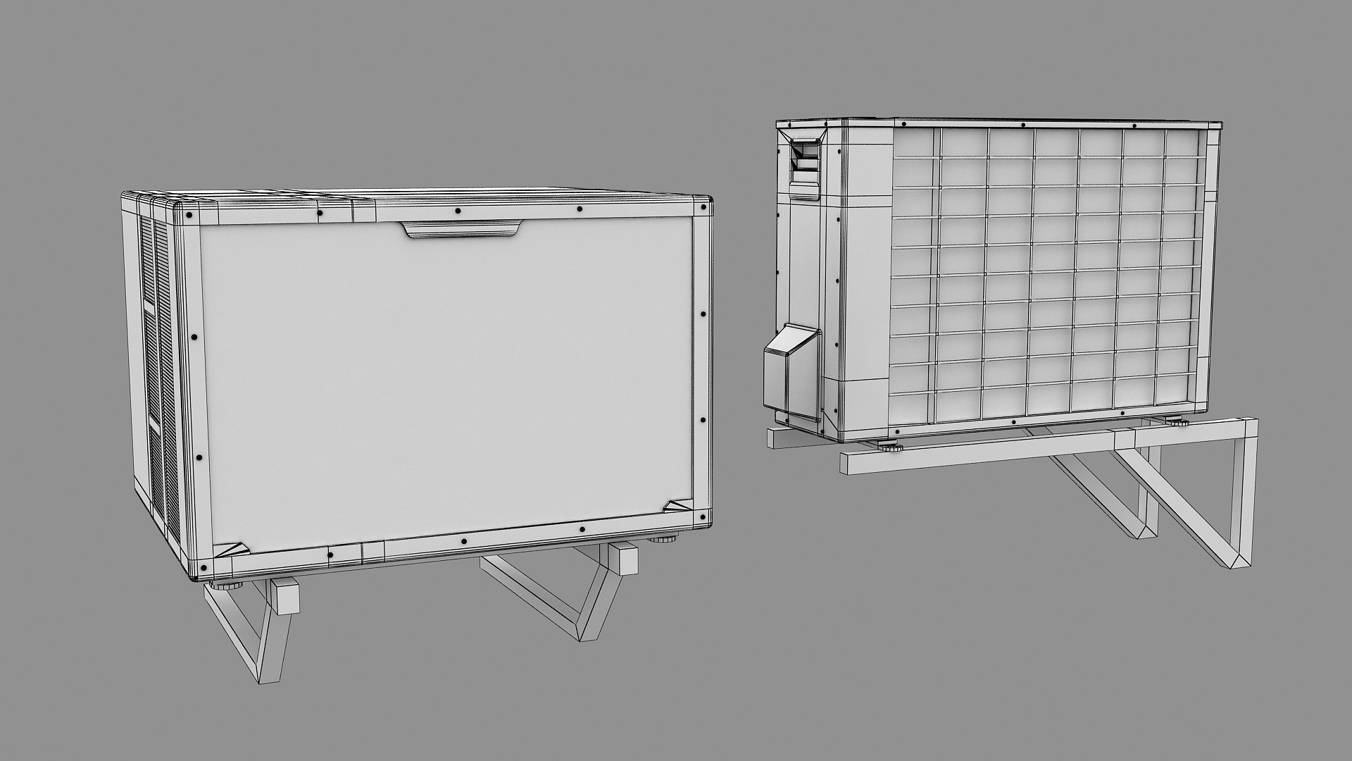 Air Conditioner Window Outdoor 3D model - TurboSquid 1723883