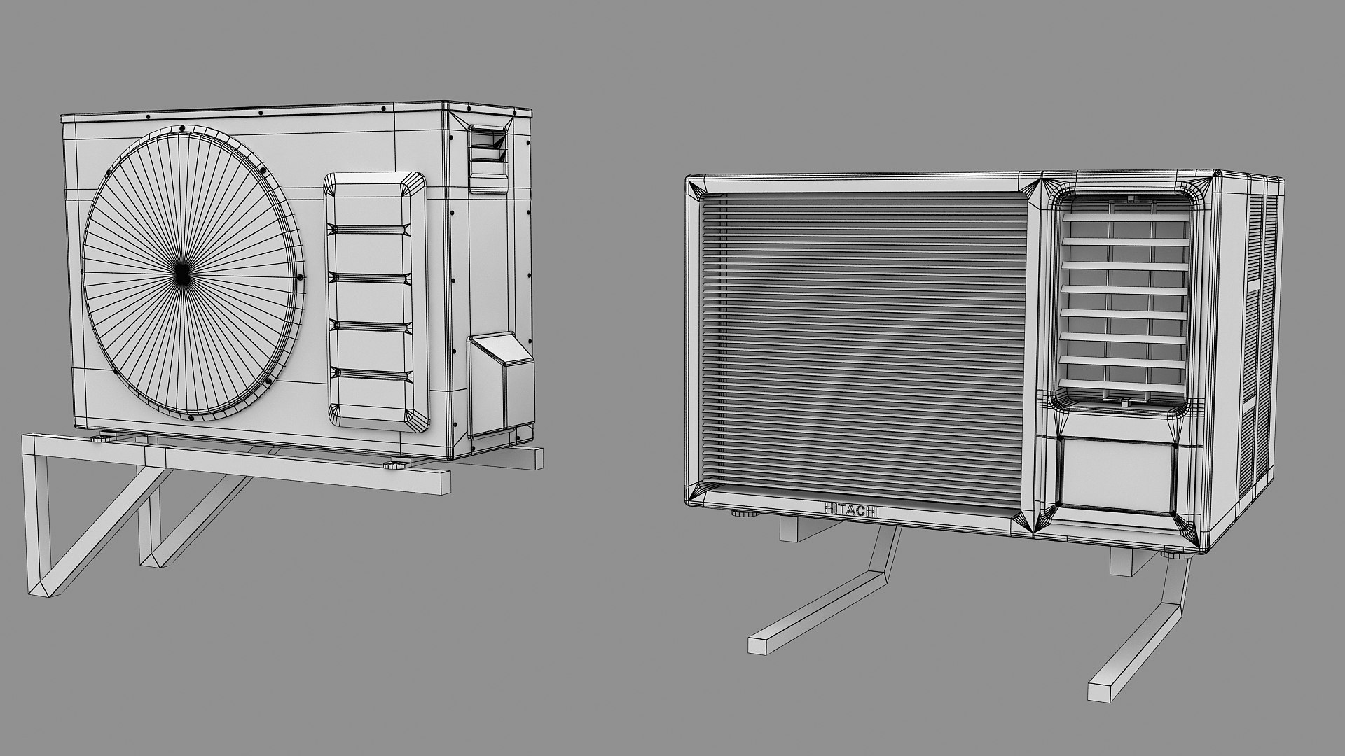 Air Conditioner Window Outdoor 3D model - TurboSquid 1723883