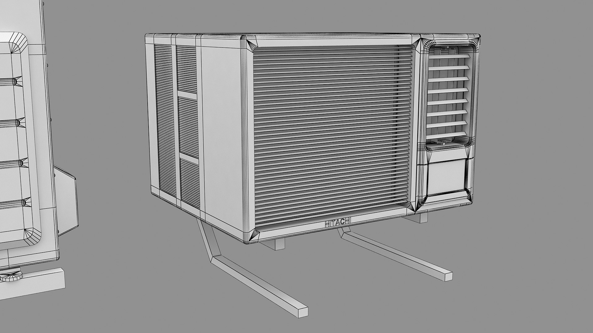 Air Conditioner Window Outdoor 3D model - TurboSquid 1723883