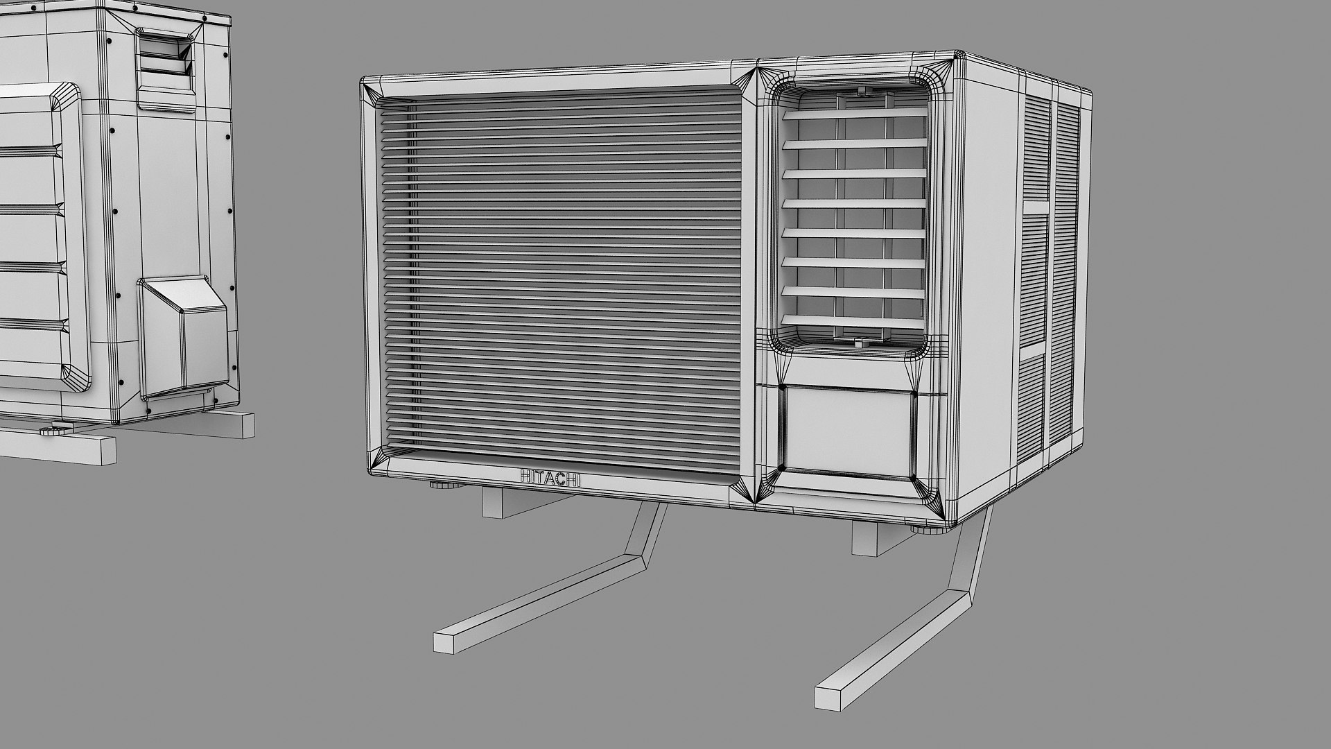 Air Conditioner Window Outdoor 3D model - TurboSquid 1723883
