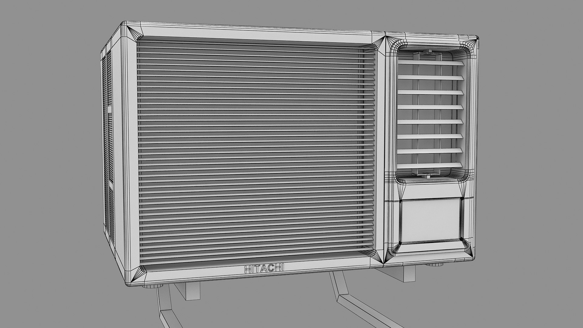 Air Conditioner Window Outdoor 3D model - TurboSquid 1723883