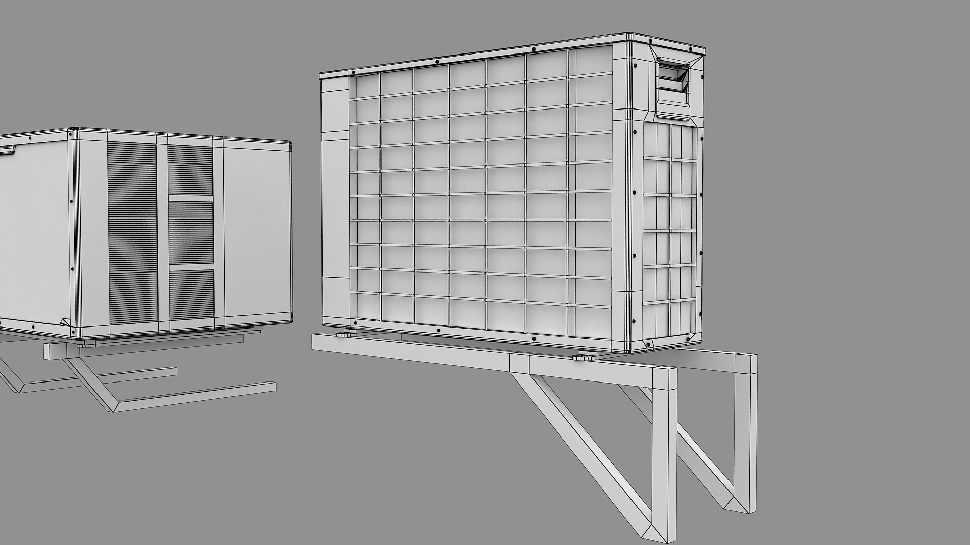 Air Conditioner Window Outdoor 3D model - TurboSquid 1723883