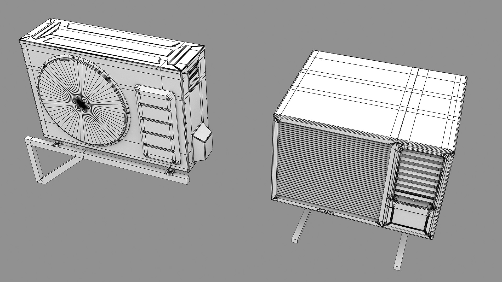 Air Conditioner Window Outdoor 3D model - TurboSquid 1723883