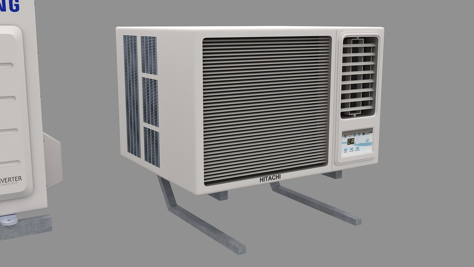 Air Conditioner Window Outdoor 3D model - TurboSquid 1723883