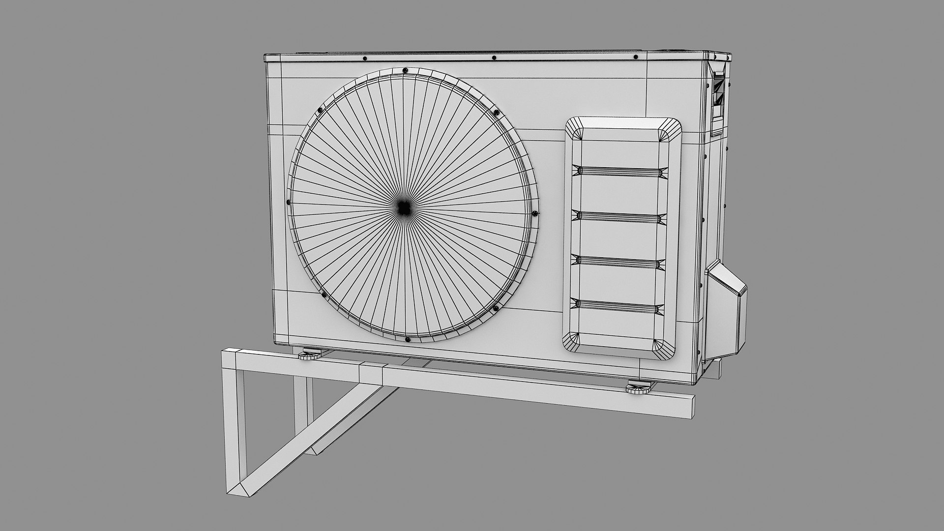 Air Conditioner Window Outdoor 3D model - TurboSquid 1723883