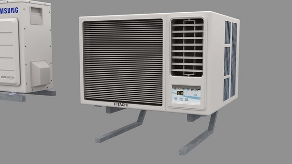 Air Conditioner Window Outdoor 3D model - TurboSquid 1723883