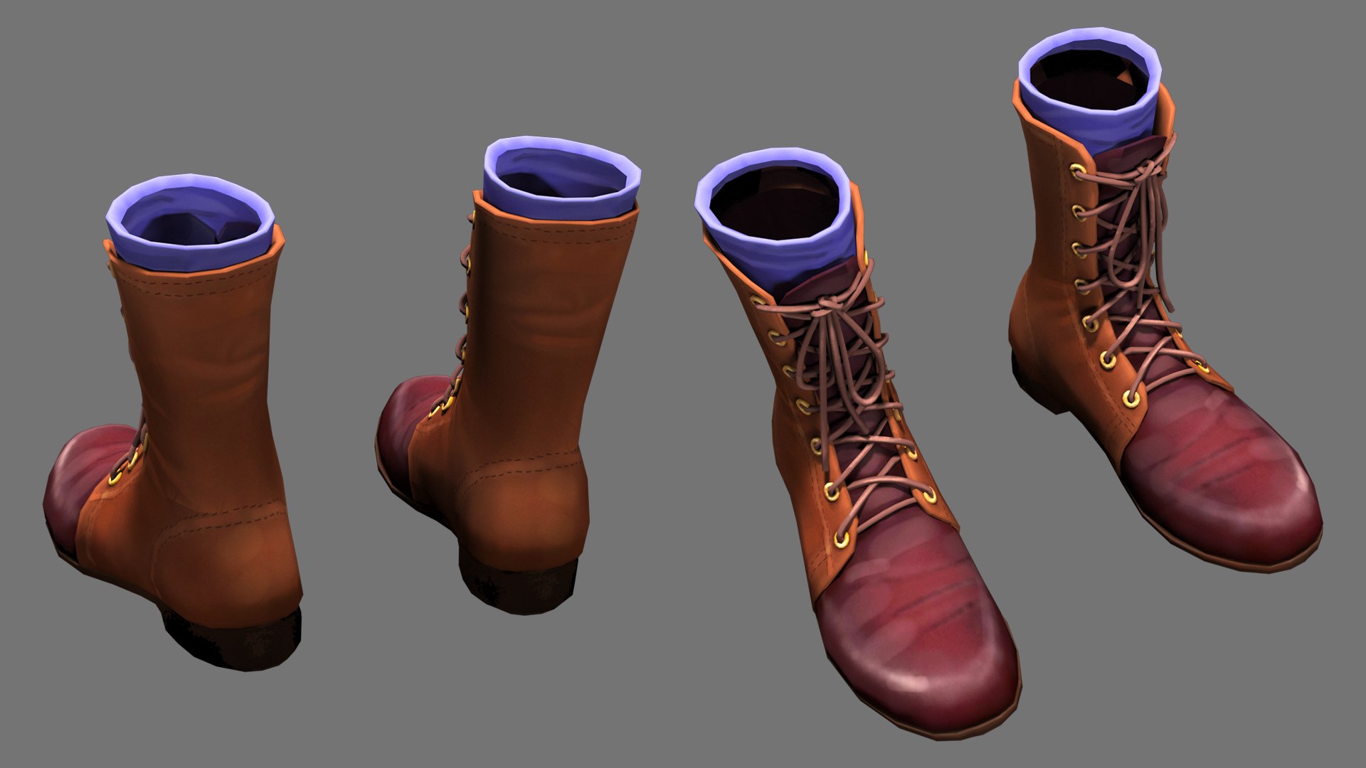3D Model Boots - TurboSquid 1839345