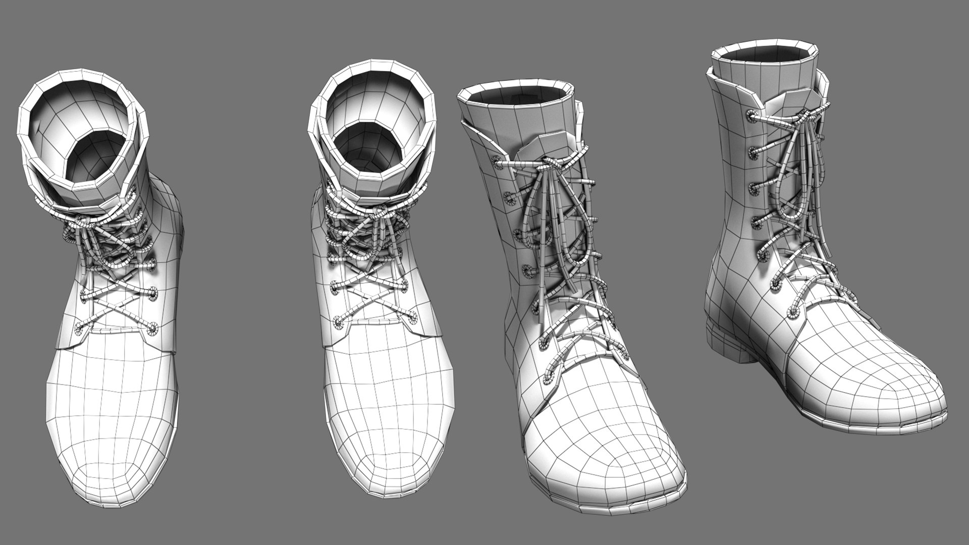 3D Model Boots - TurboSquid 1839345