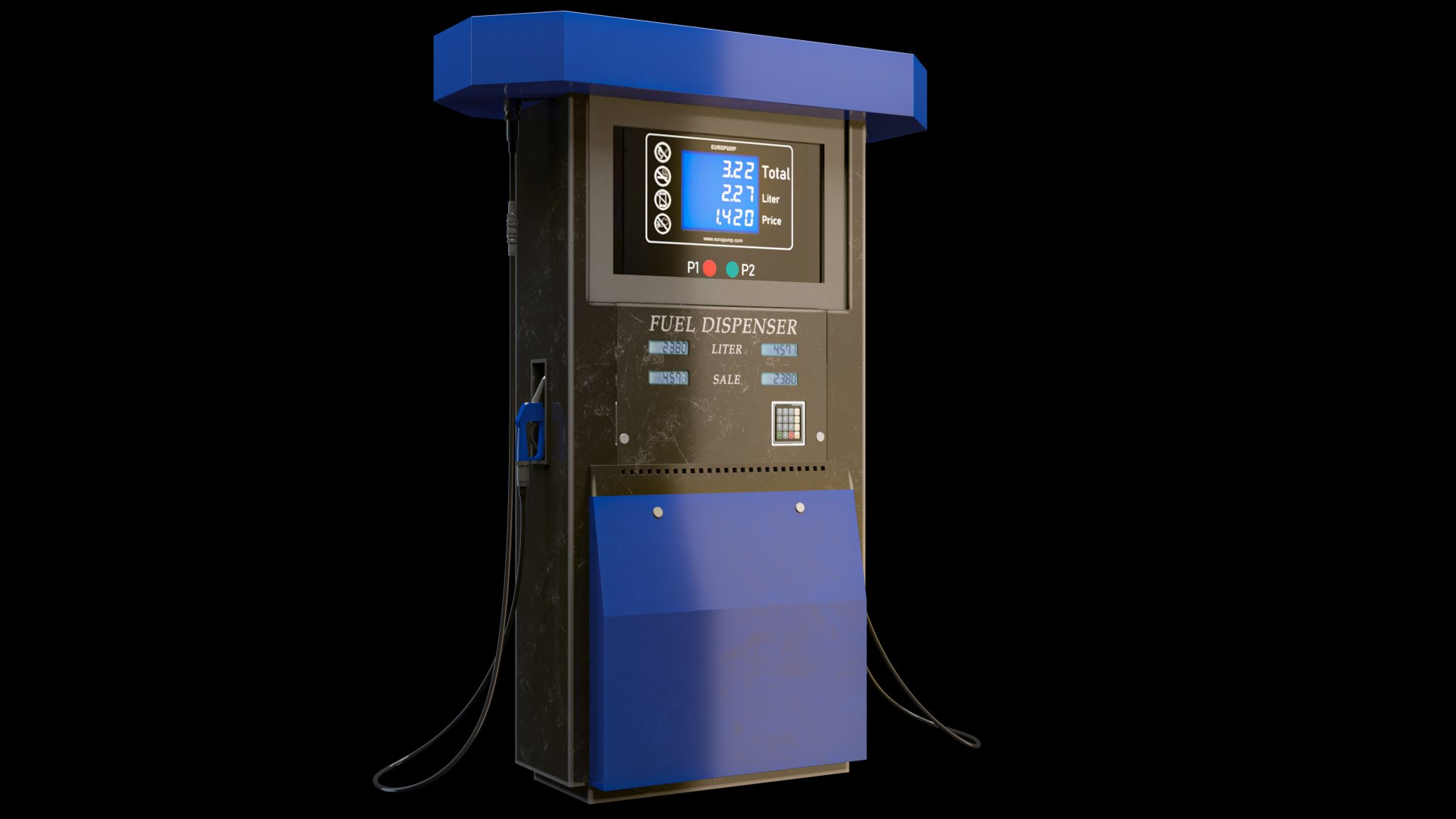 Fuel Dispenser 3D Model - TurboSquid 1989849