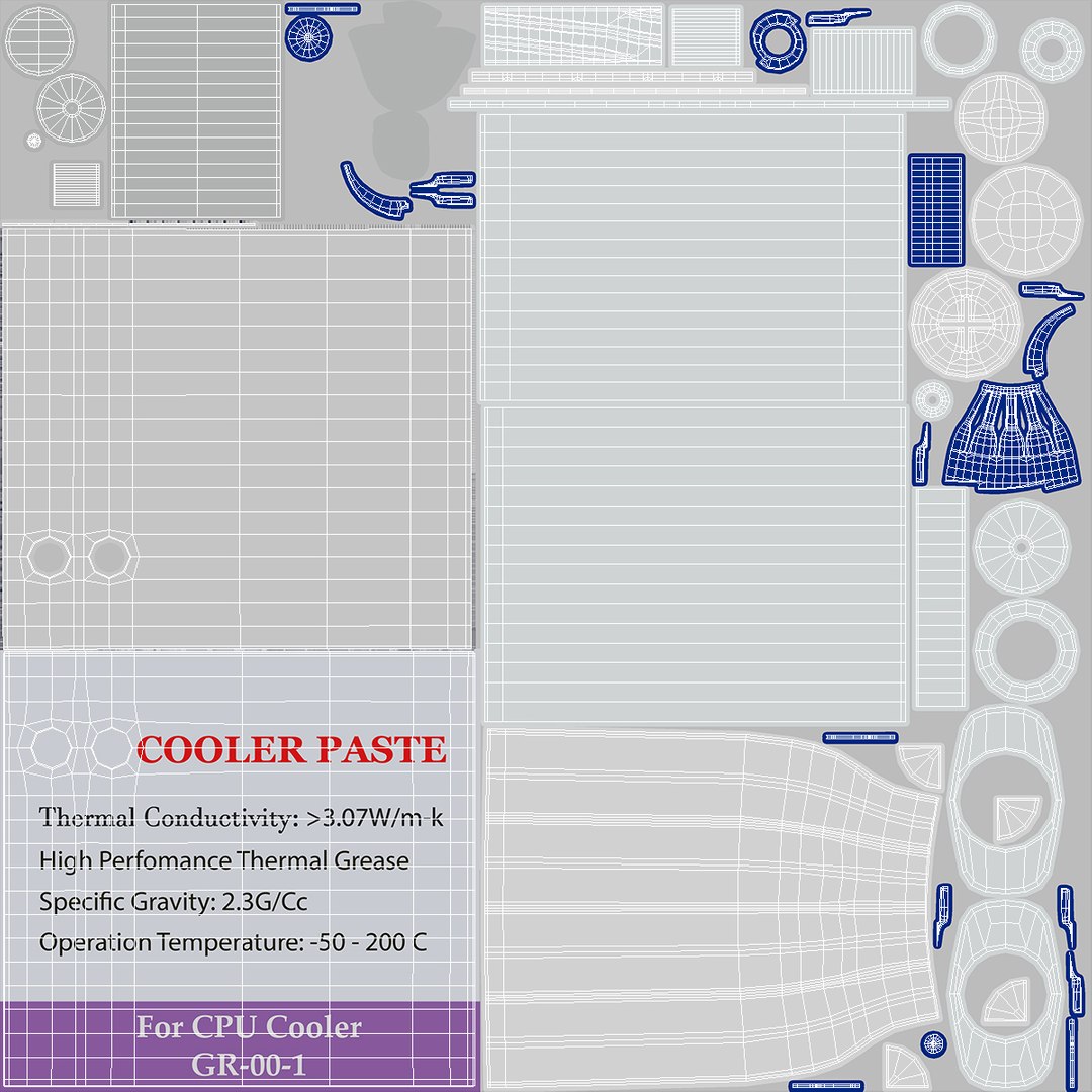 3D Model CPU Thermal Paste - TurboSquid 2273175