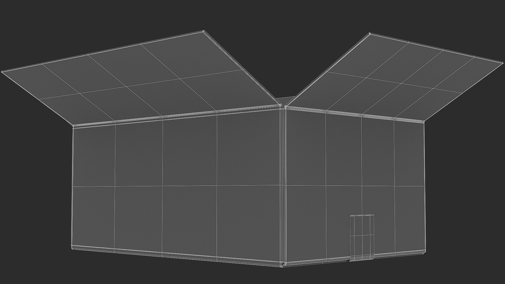 Cardboard Box 2 Open 3D model - TurboSquid 2180043