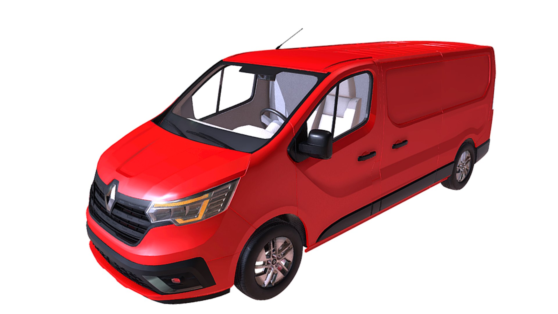 3D Van - Renault Trafic model - TurboSquid 2149339