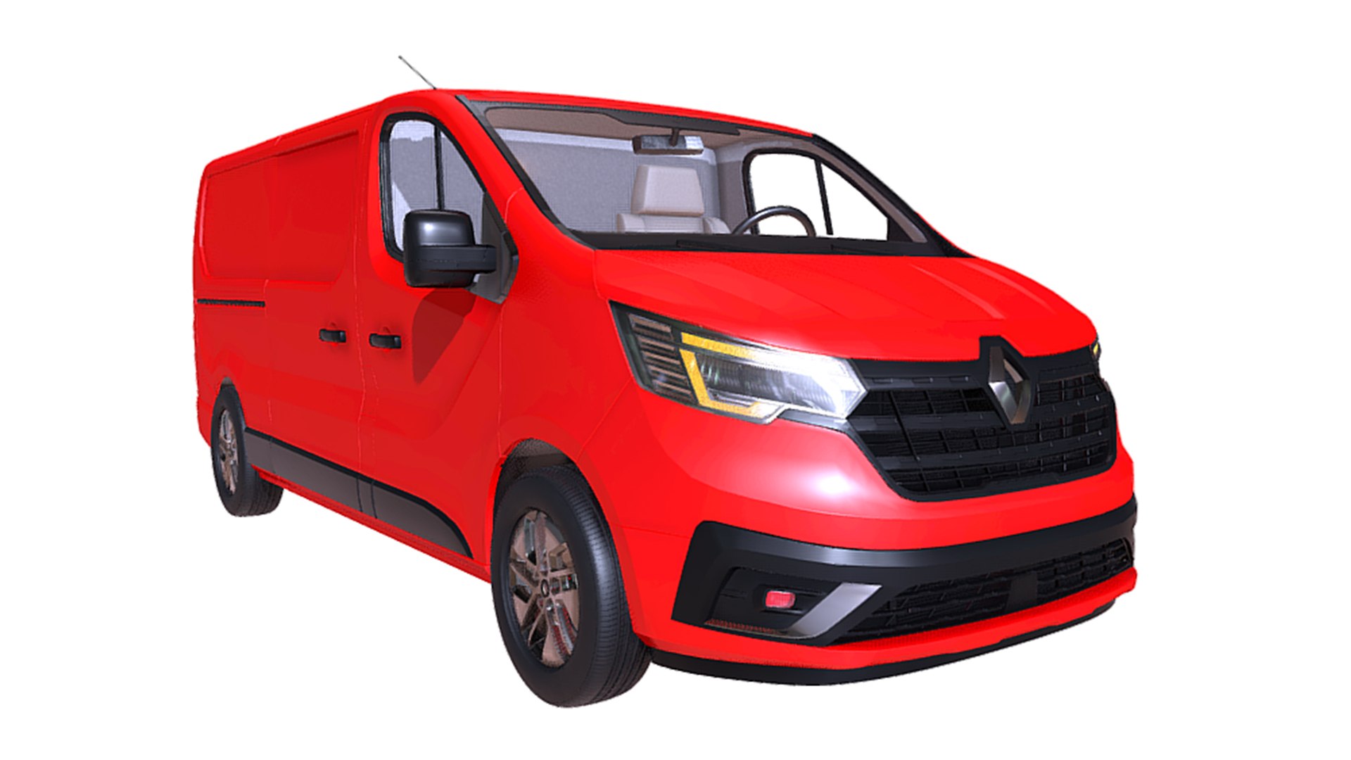 3D Van - Renault Trafic model - TurboSquid 2149339