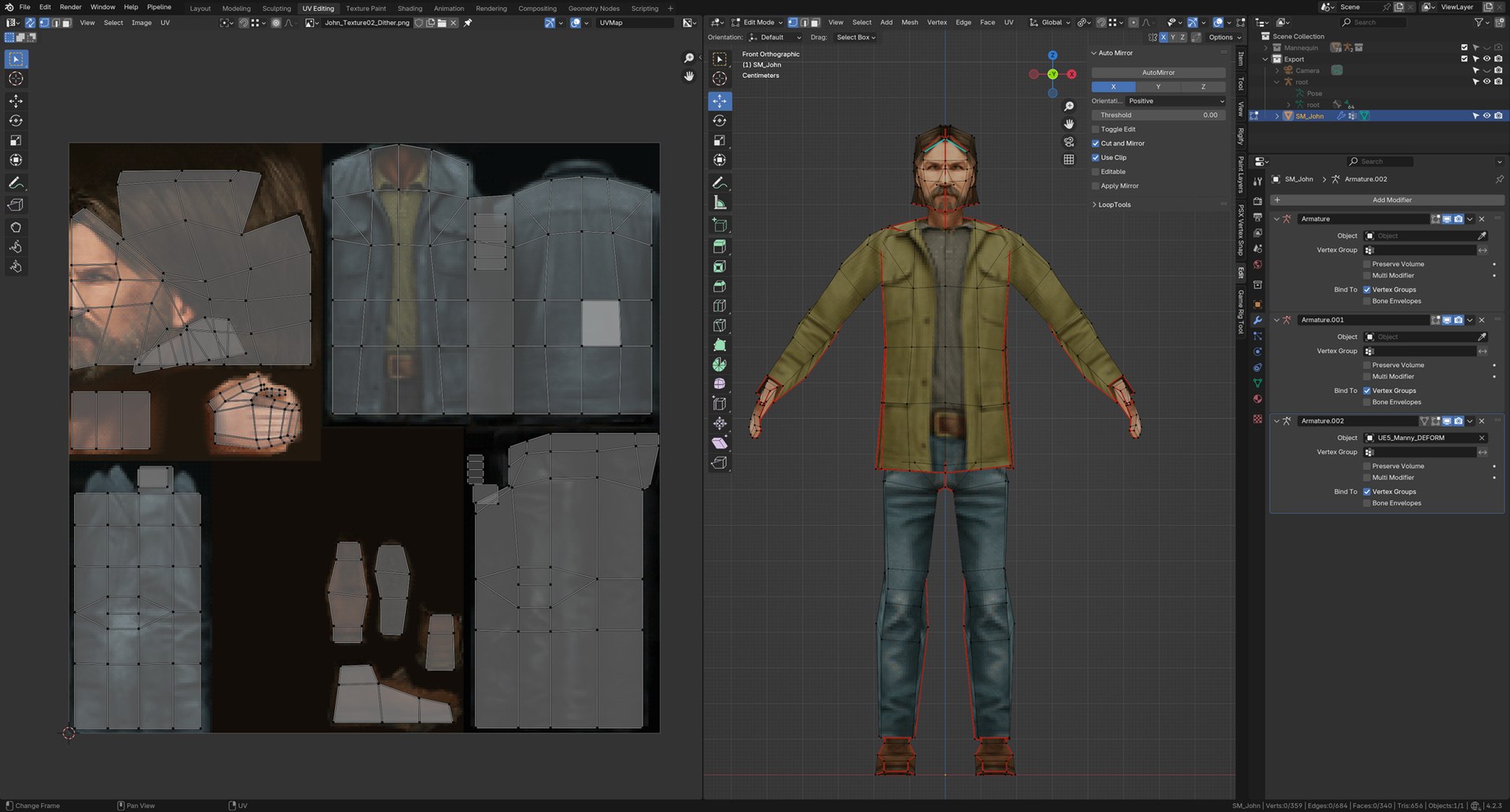 3D PSX PS1 Male Character 3 - TurboSquid 2393154