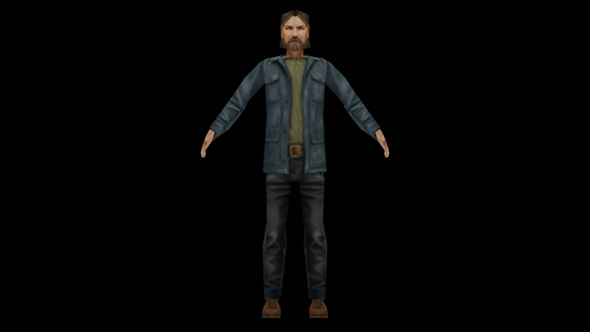 3D PSX PS1 Male Character 3 - TurboSquid 2393154