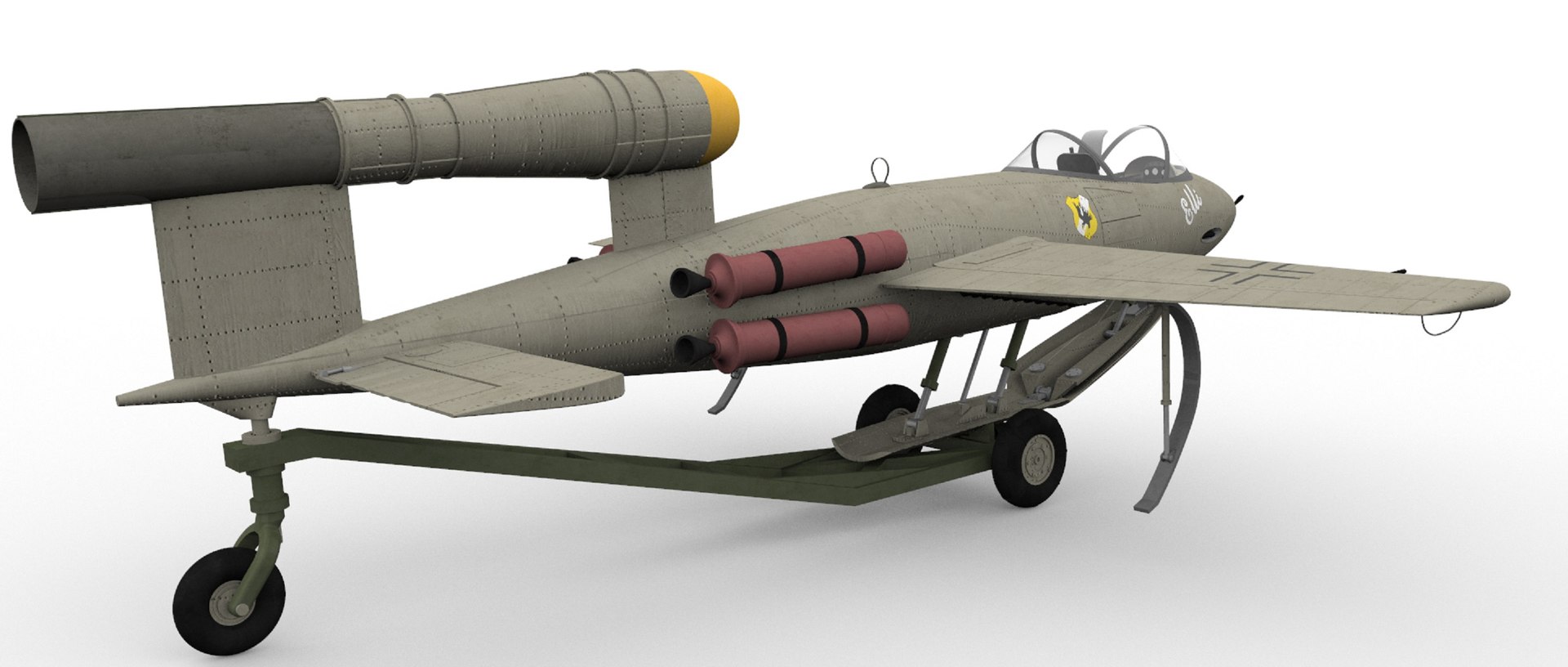 3D Ju EF126 Elli Single Argus As 104 Model - TurboSquid 2184814