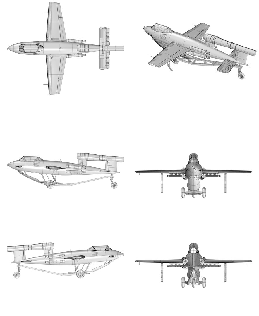 3D Ju EF126 Elli Single Argus As 104 Model - TurboSquid 2184814