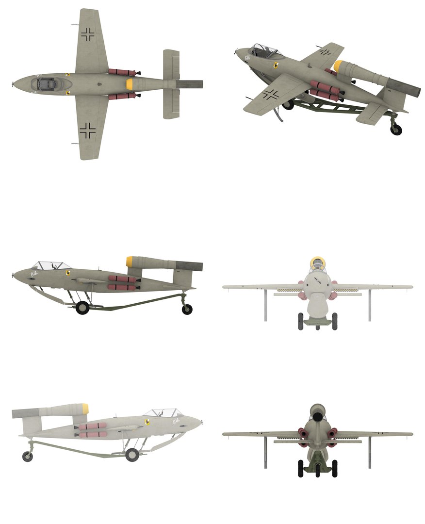 3D Ju EF126 Elli Single Argus As 104 Model - TurboSquid 2184814