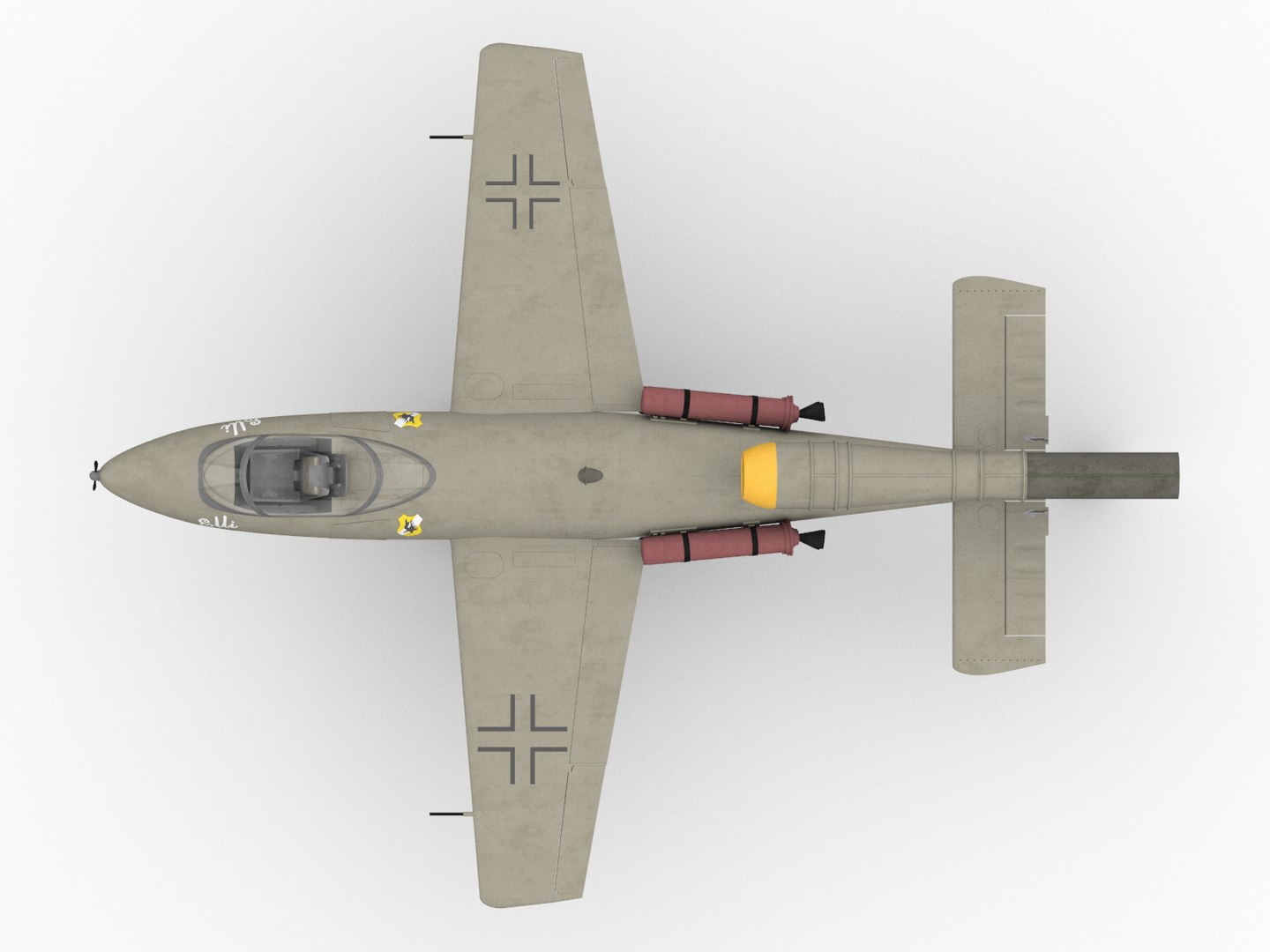 3D Ju EF126 Elli Single Argus As 104 Model - TurboSquid 2184814