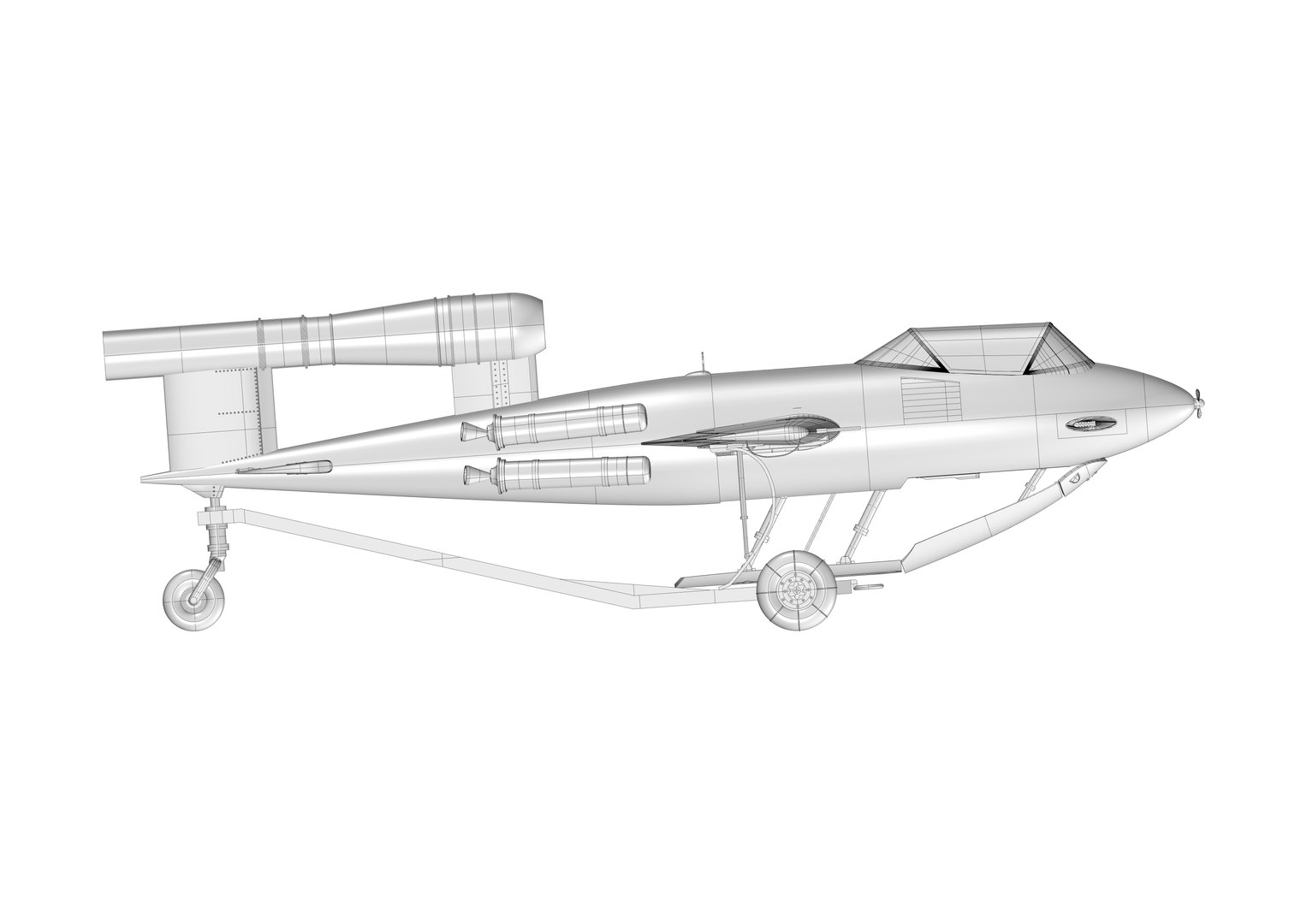3D Ju EF126 Elli Single Argus As 104 Model - TurboSquid 2184814