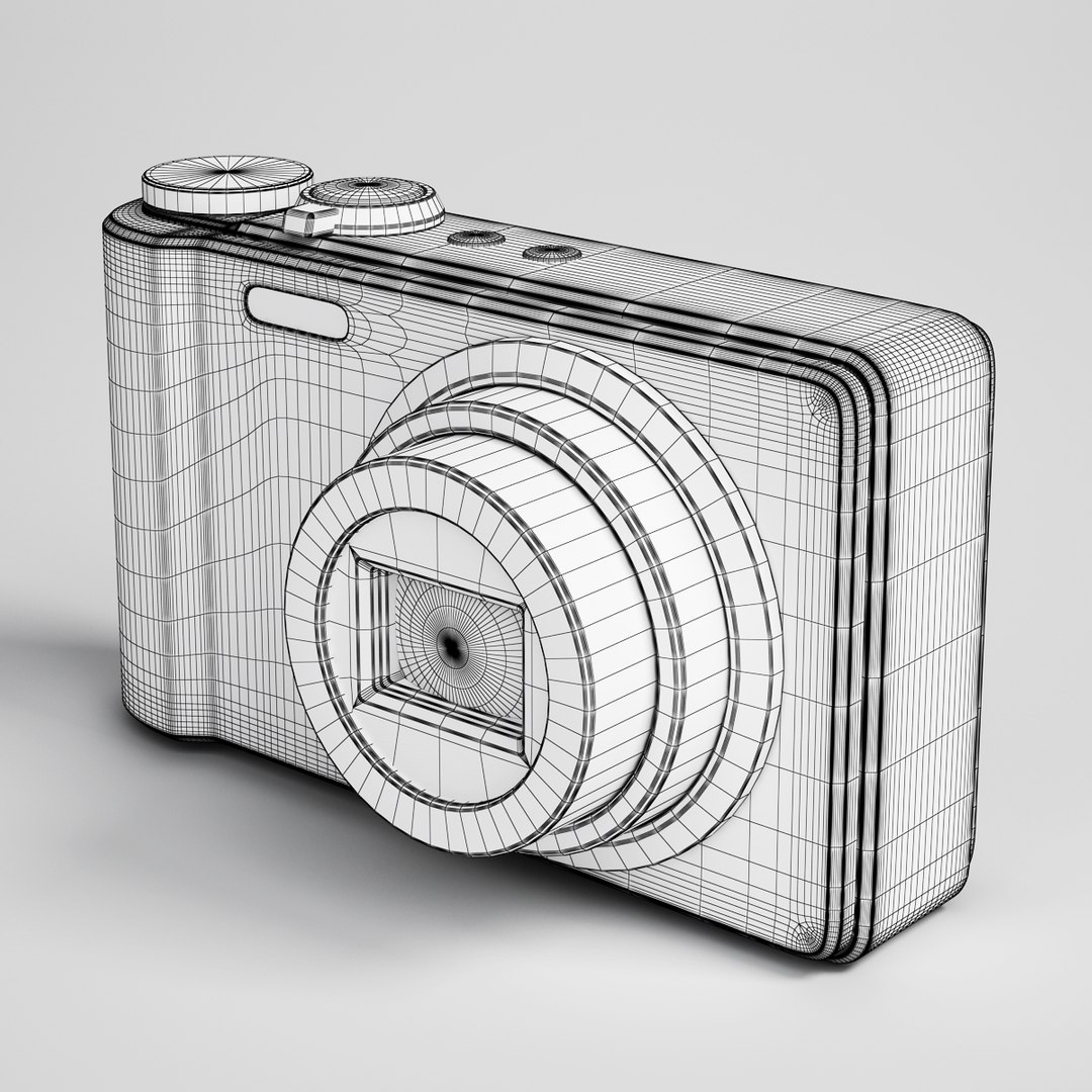 3d model digital camera