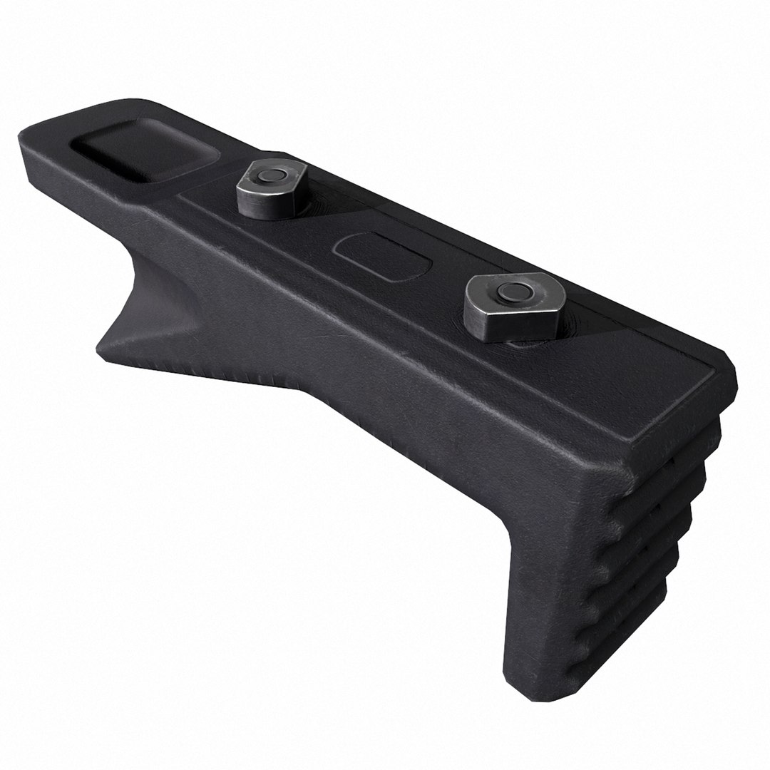 3D angled foregrip weapon model - TurboSquid 1587677