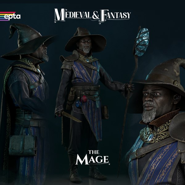 modelo 3d el mago - TurboSquid 1911826